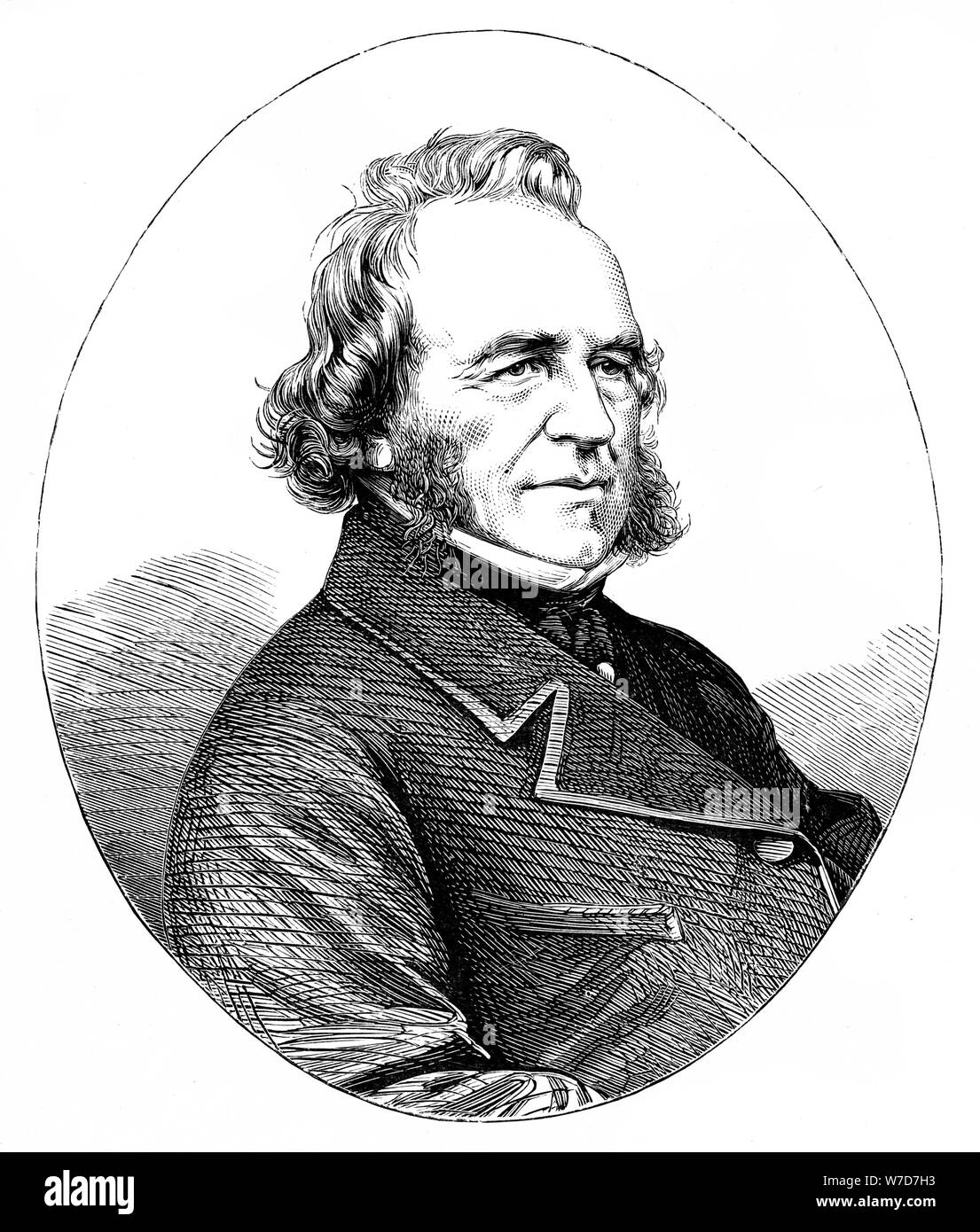 Joseph Paxton (1801-1865), English gardener and architect. Artist ...