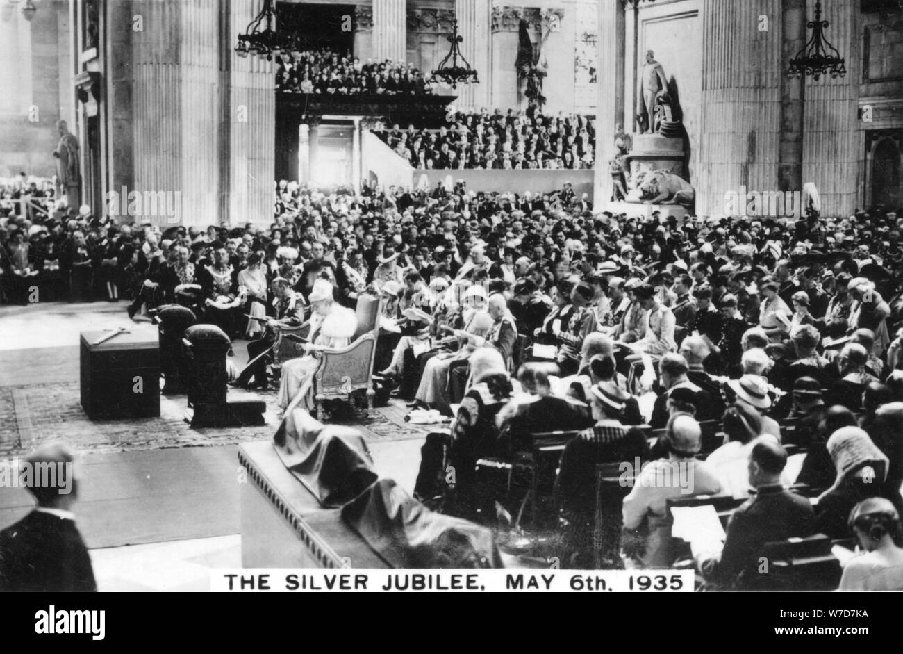 King George V's Silver Jubilee, London, 6th May, 1935. Artist: Unknown Stock Photo - Alamy