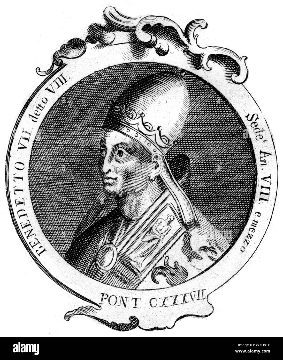 Pope benedict vii Black and White Stock Photos & Images - Alamy