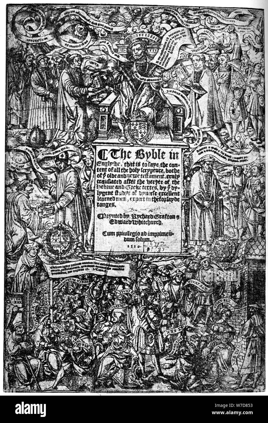 The great bible 1539 hi-res stock photography and images - Alamy