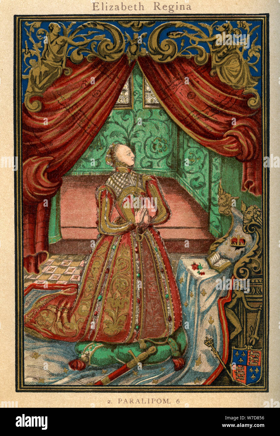 Queen elizabeth at prayer hi-res stock photography and images - Alamy