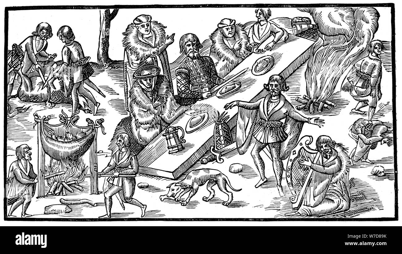 16th century banquet england hi-res stock photography and images - Alamy