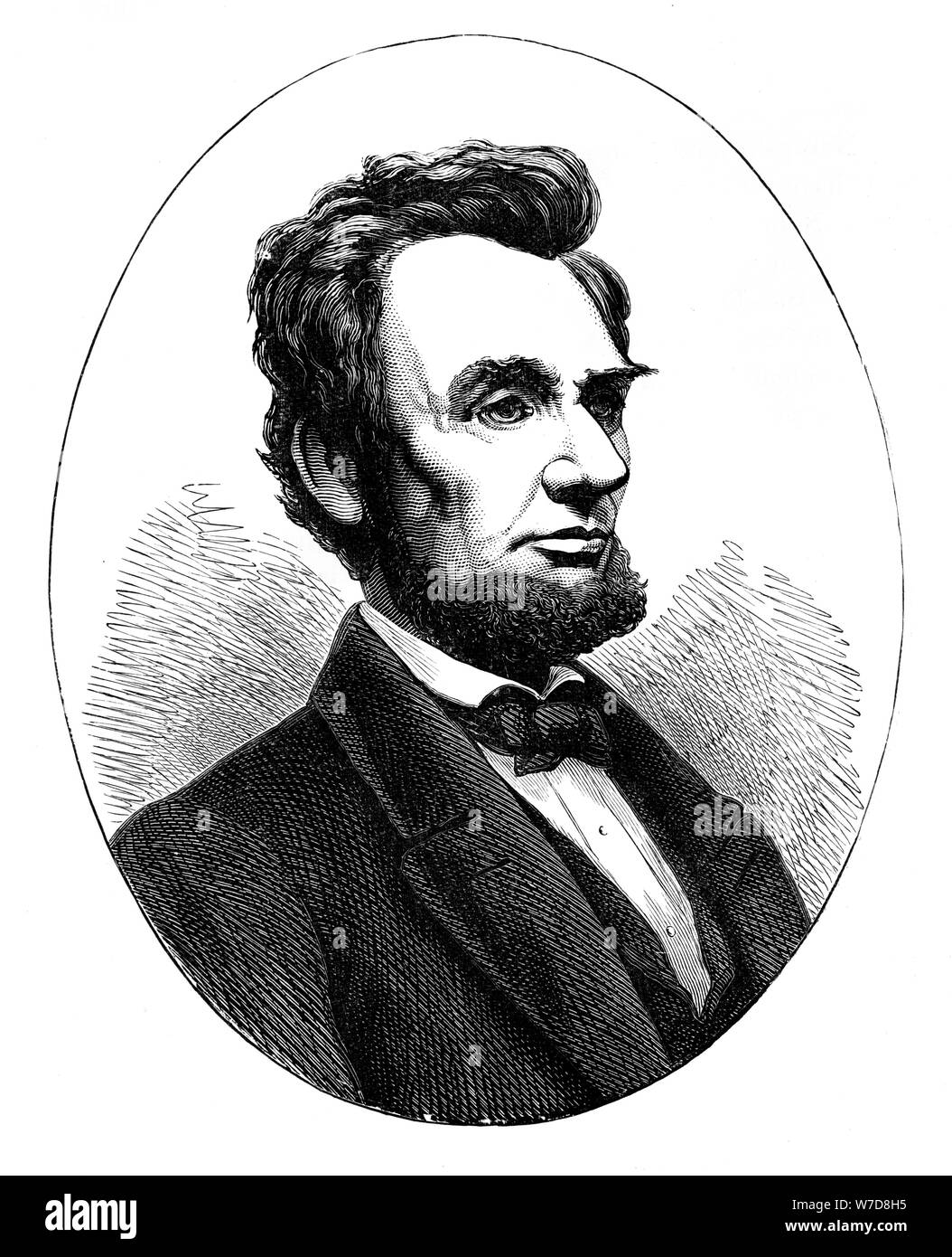Abraham lincoln 1809 1865 president Black and White Stock Photos ...
