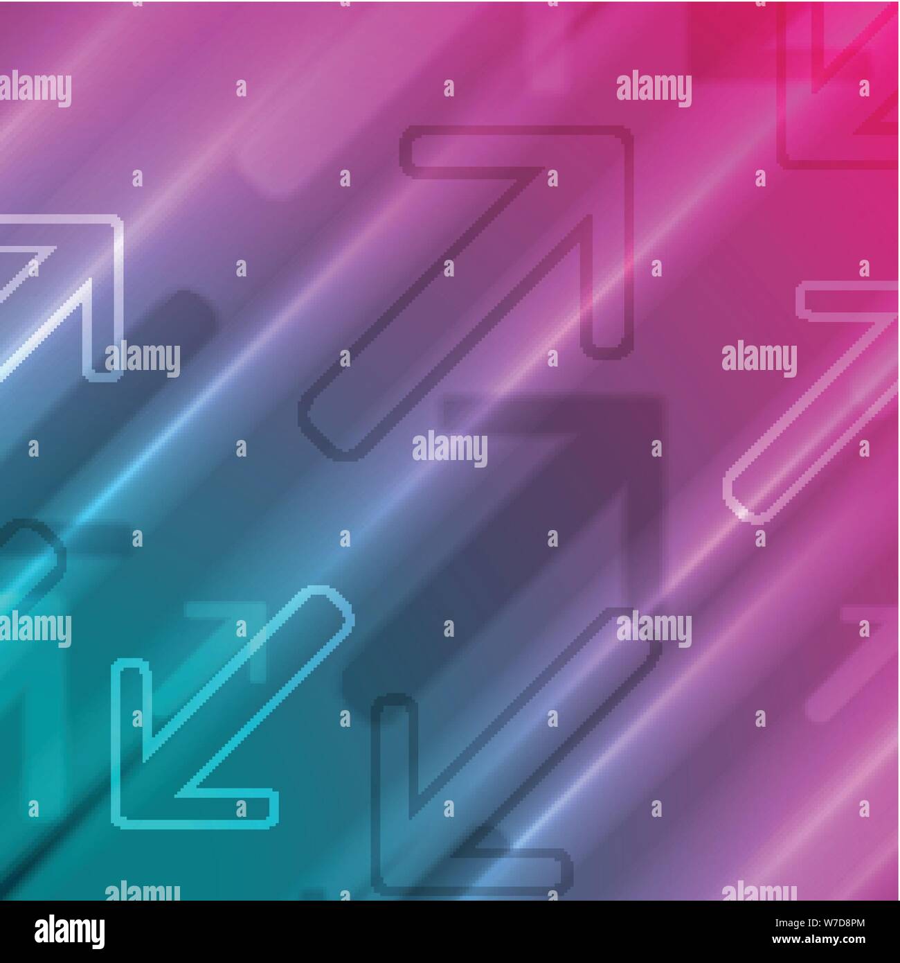 Bright technology background with arrows, vector design template Stock ...
