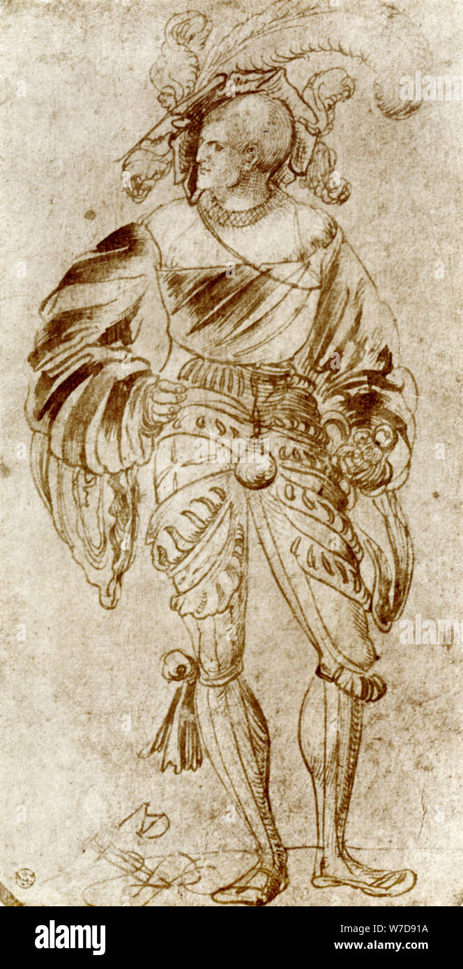 'Lansquenet', 1913.Artist: Nicolas Manuel Deutsch Stock Photo - Alamy