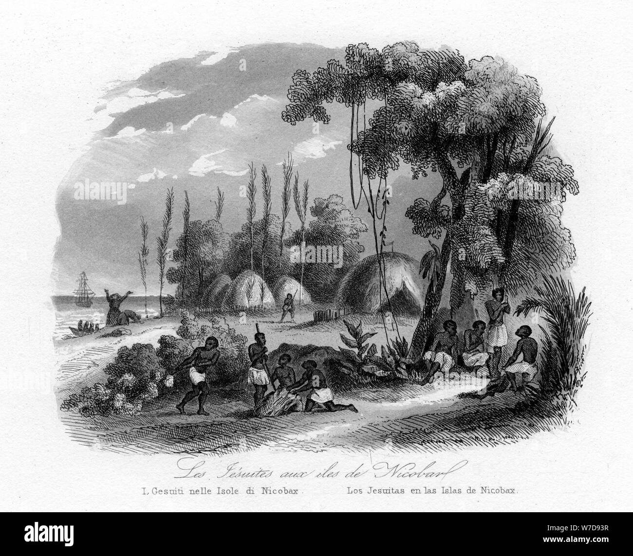 Jesuit missionary engraving hi-res stock photography and images - Alamy