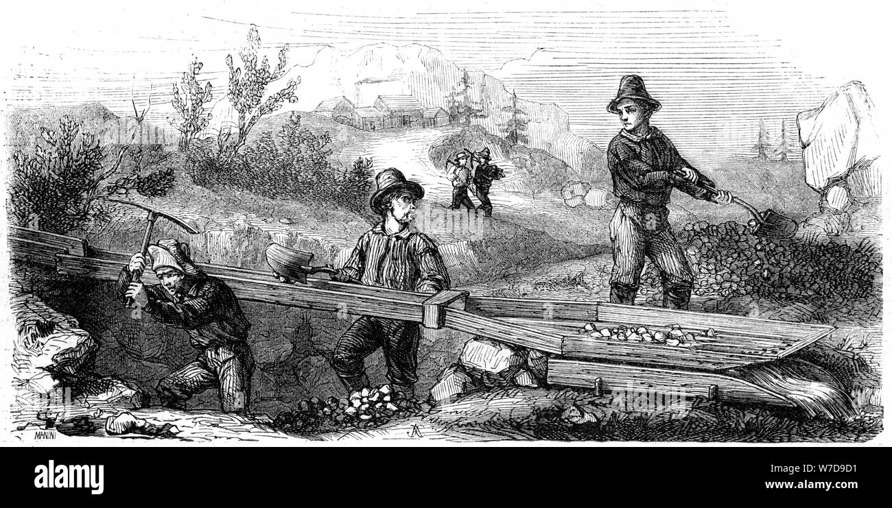 Long tom mining hi-res stock photography and images - Alamy