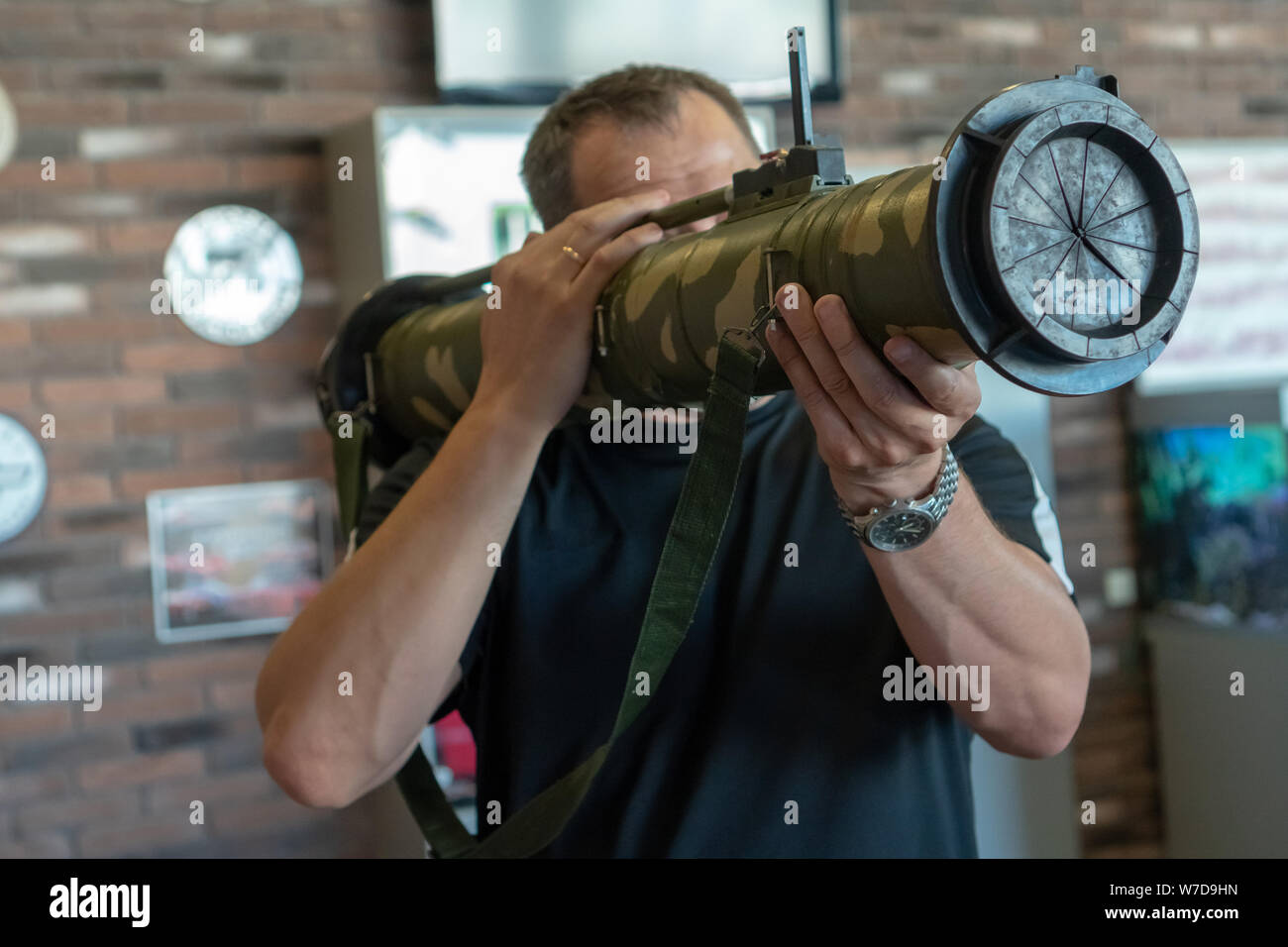 Machine Grenade Launcher High Resolution Stock Photography and Images ...
