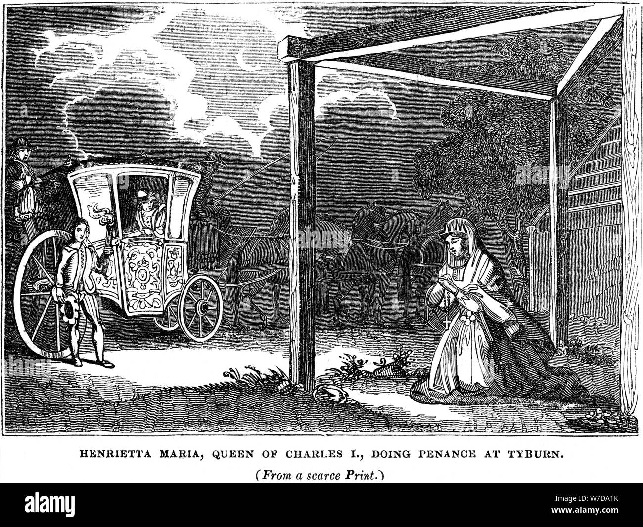 Punishment france 17th century Black and White Stock Photos & Images ...