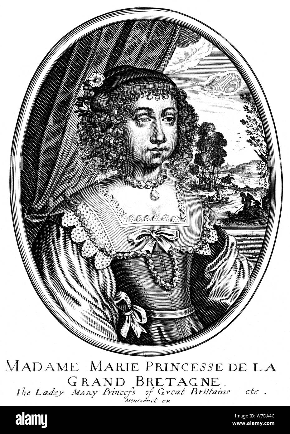 Princess Mary (1631-1660). Artist: Unknown Stock Photo - Alamy