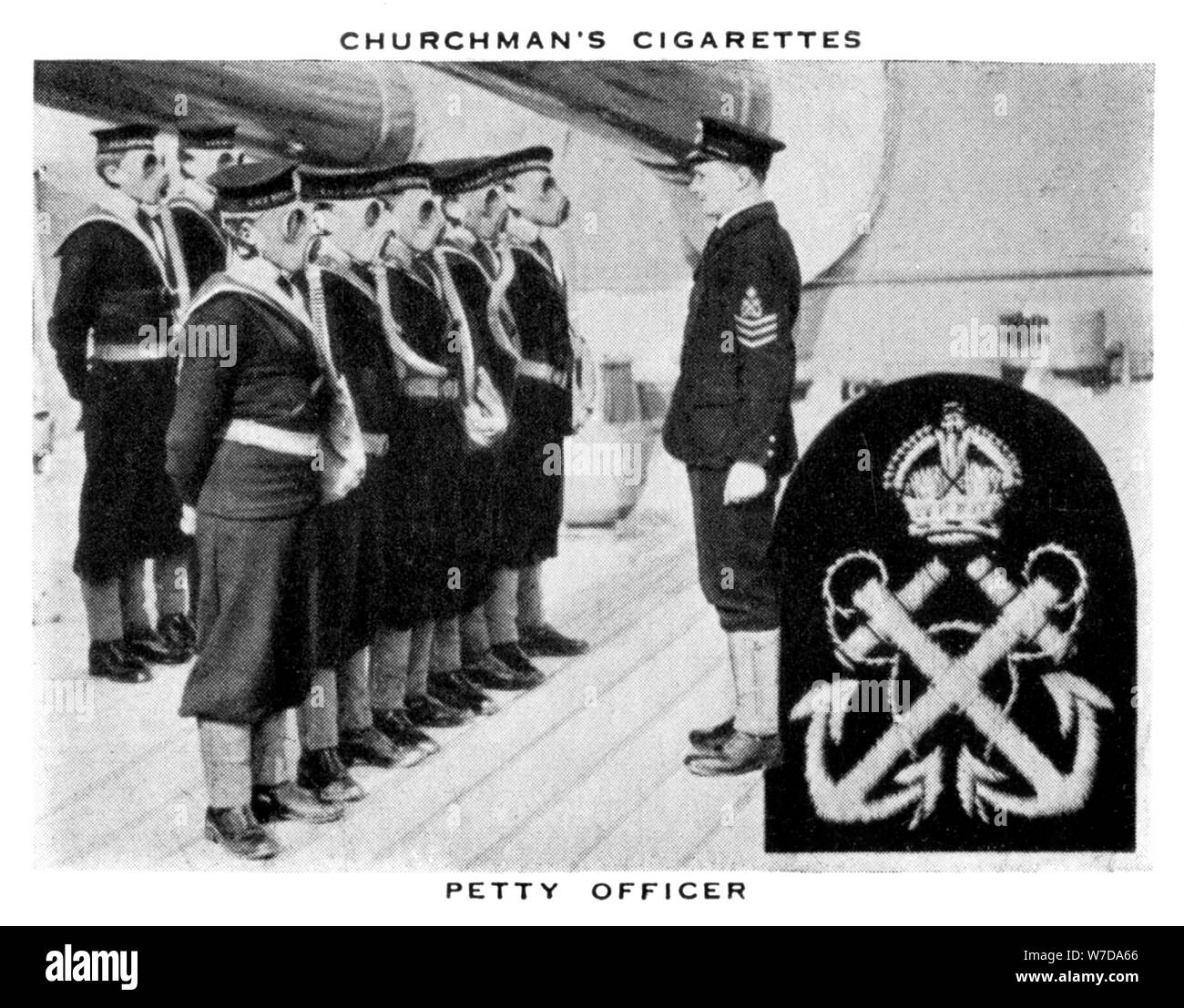 Petty Officer, 1937.Artist: WA & AC Churchman Stock Photo - Alamy