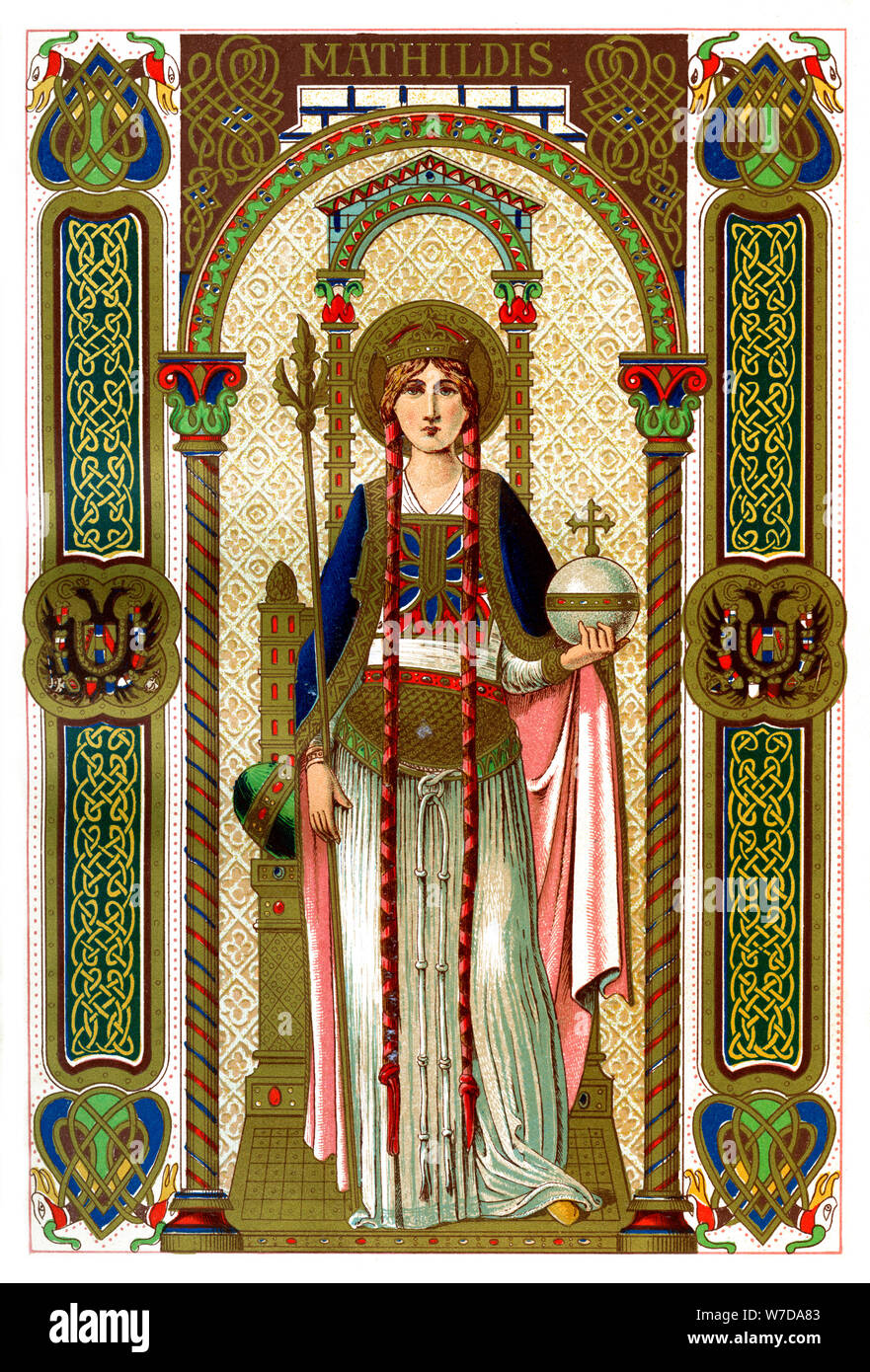 St Mathilda, 1886. Artist: Unknown Stock Photo - Alamy