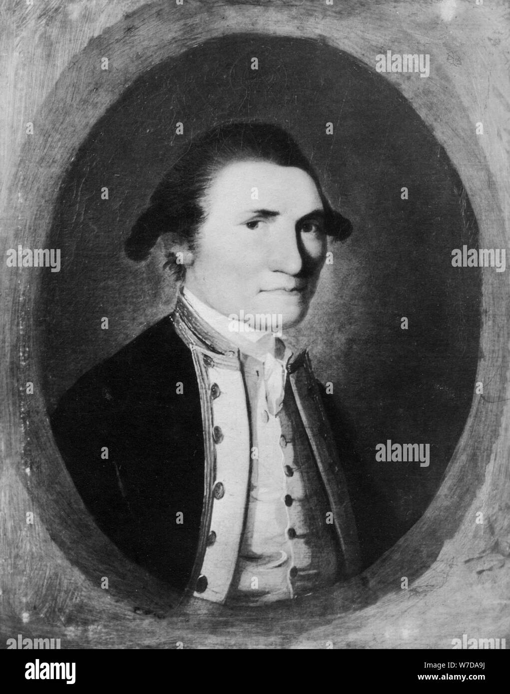 Captain James Cook, 18th century British navigator and explorer. Artist ...