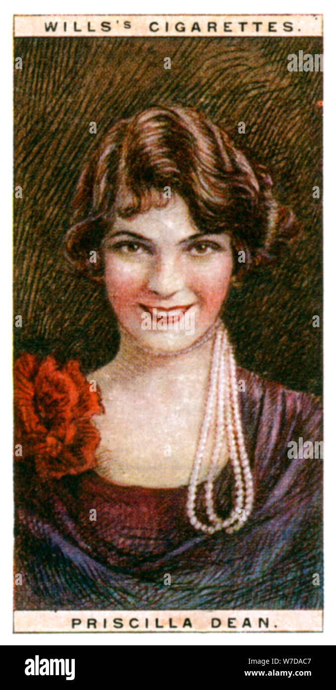 Priscilla Dean (1896-1987), American atress, 1928.Artist: WD & HO Wills ...