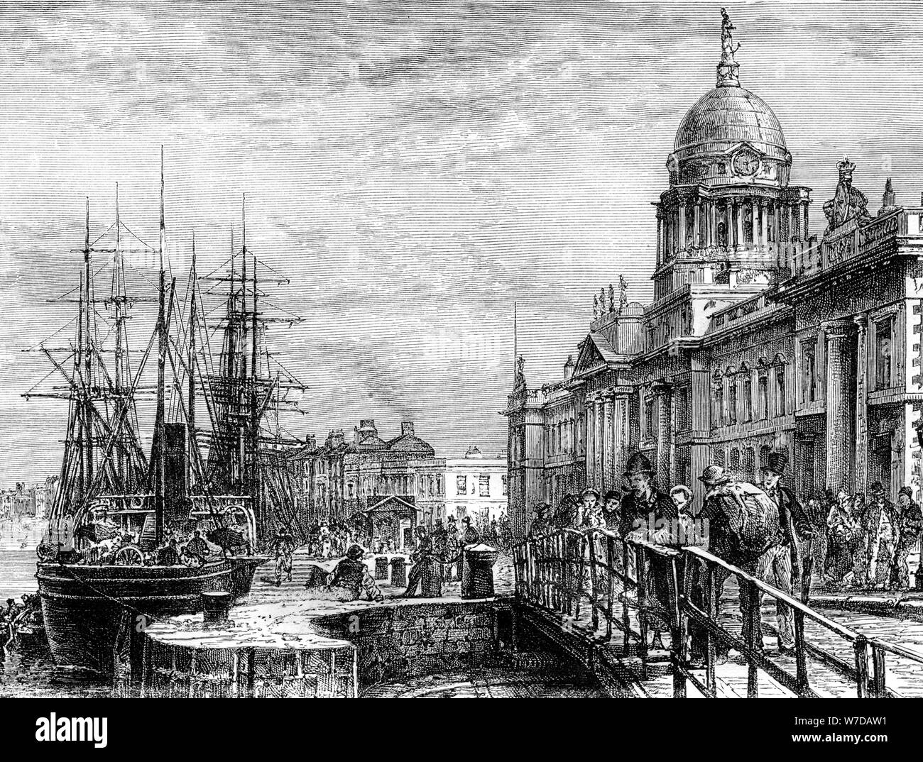 Dublin, Ireland, 19th century.Artist: Weber Stock Photo - Alamy