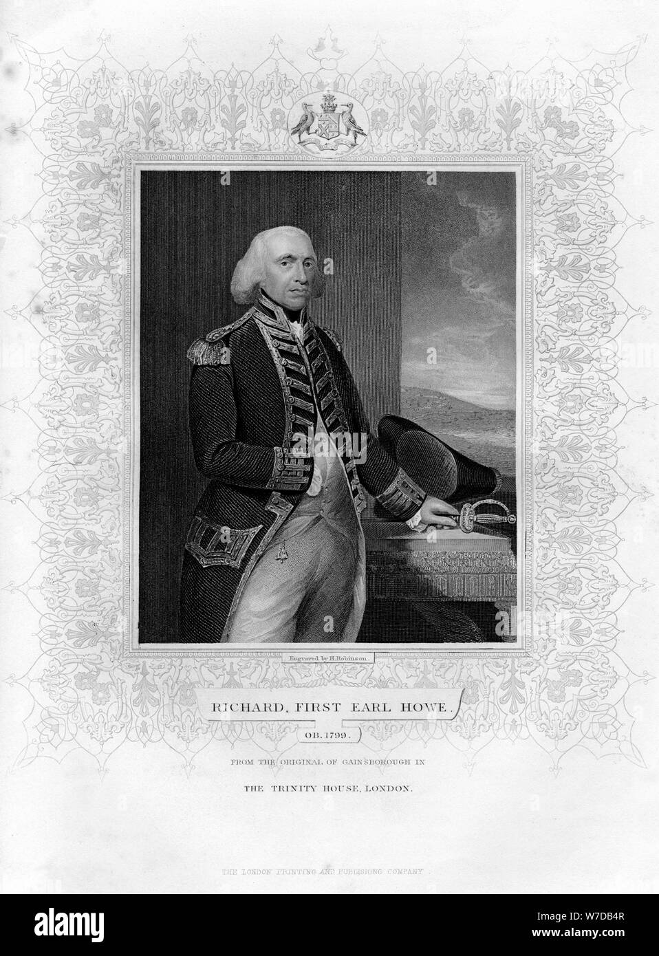 Richard howe 1st earl howe hi-res stock photography and images - Alamy