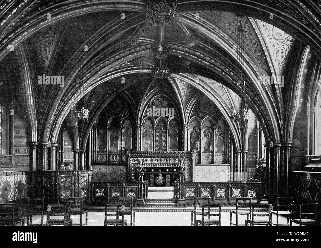 Vaulted chapel Black and White Stock Photos & Images - Alamy