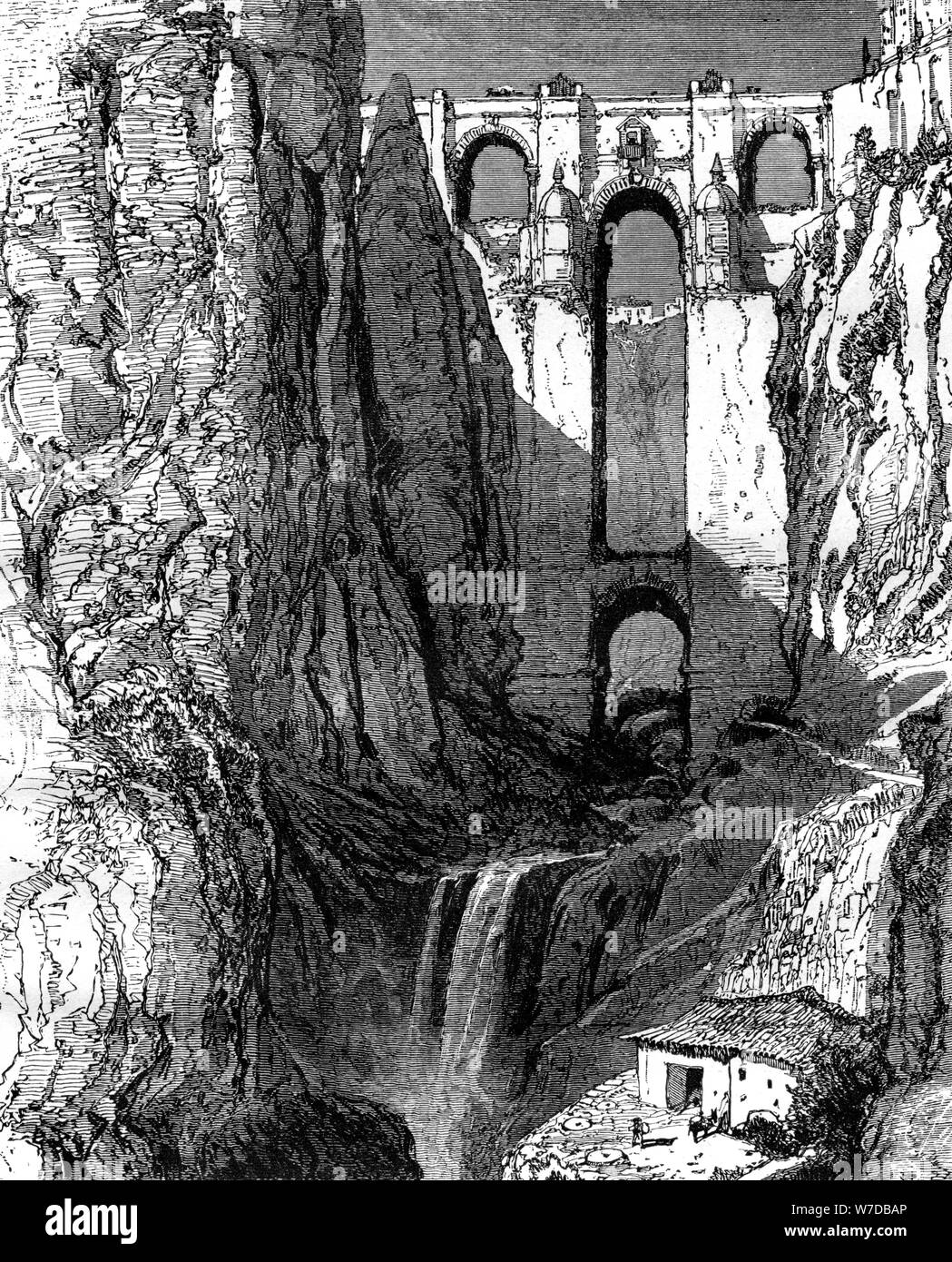 Ronda, spain, bridge Black and White Stock Photos & Images - Alamy