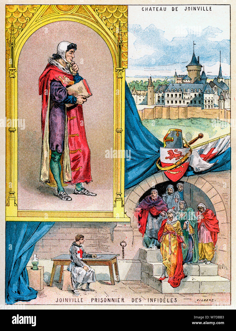 Jean de Joinville, chronicler of medieval France, 1898. Artist: Gilbert ...