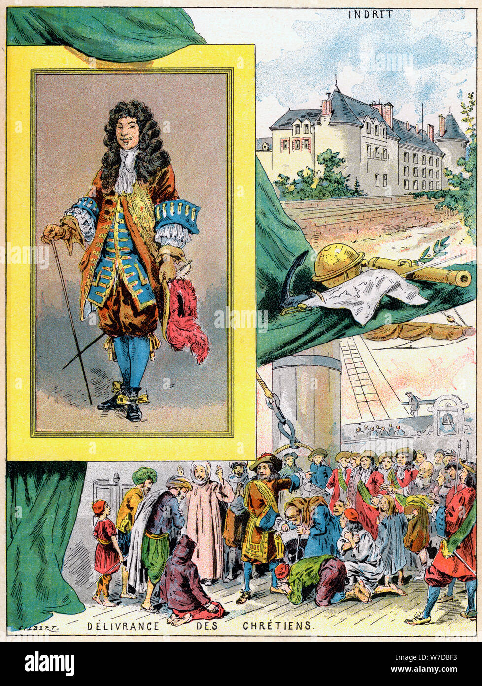 Abraham Duquesne, Marquis du Bouchet, 1898. Artist: Gilbert Stock Photo ...