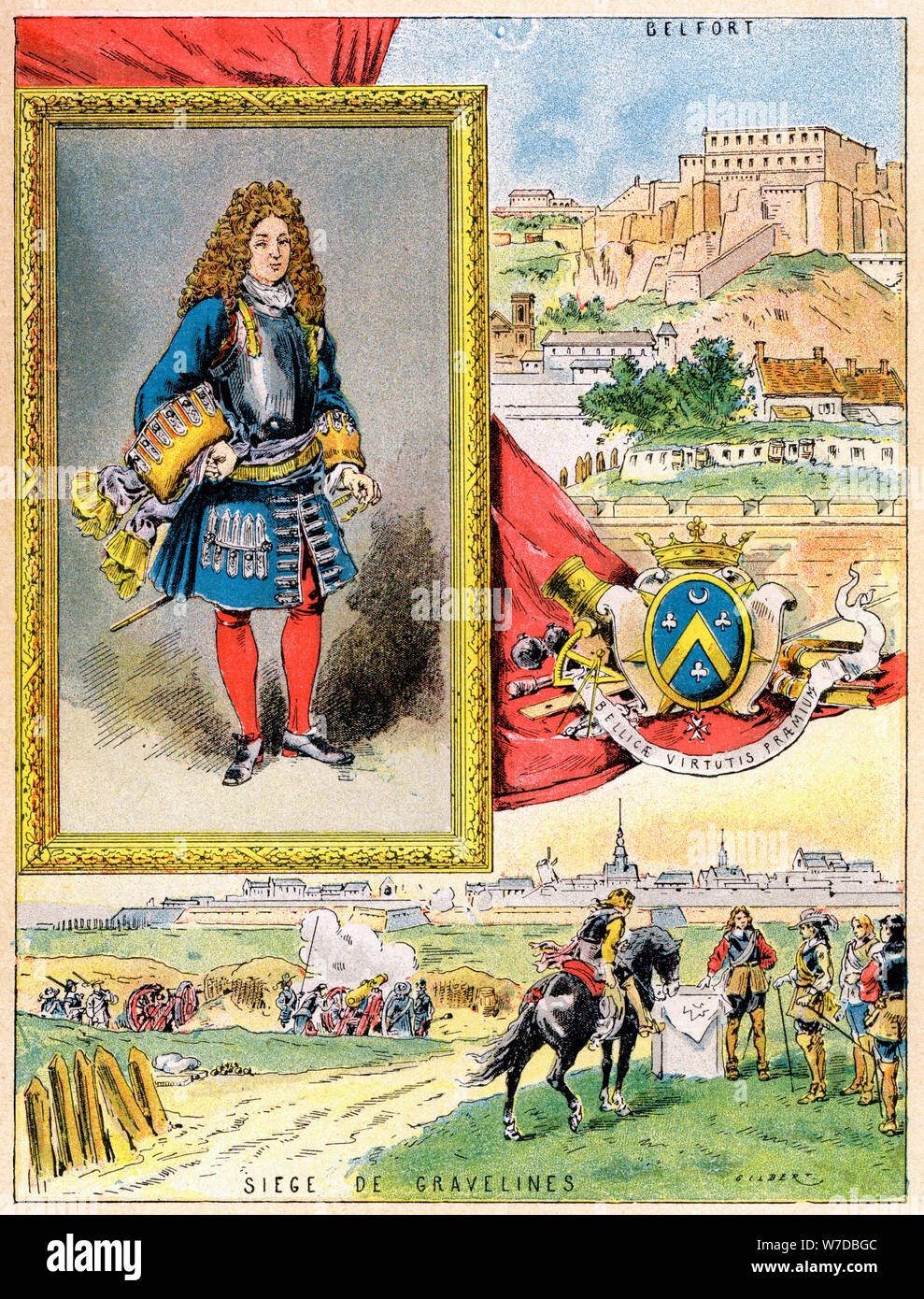 Sébastien le Prestre de Vauban, French military engineer, 1898. Artist ...