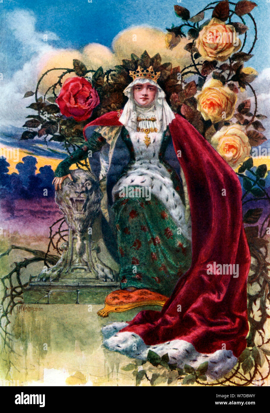 Rose queen dress hi-res stock photography and images - Alamy