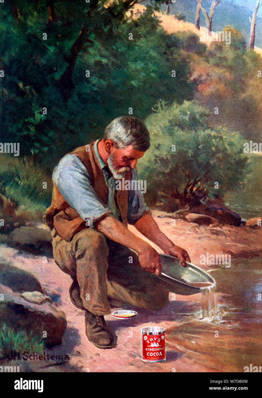 'The Prospector', 1908-1909.Artist: Jan Hendrik Scheltema Stock Photo ...