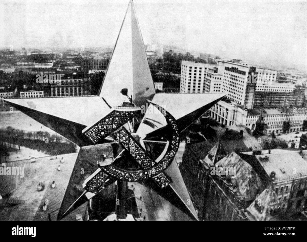 Kremlin aerial view moscow hi-res stock photography and images - Alamy