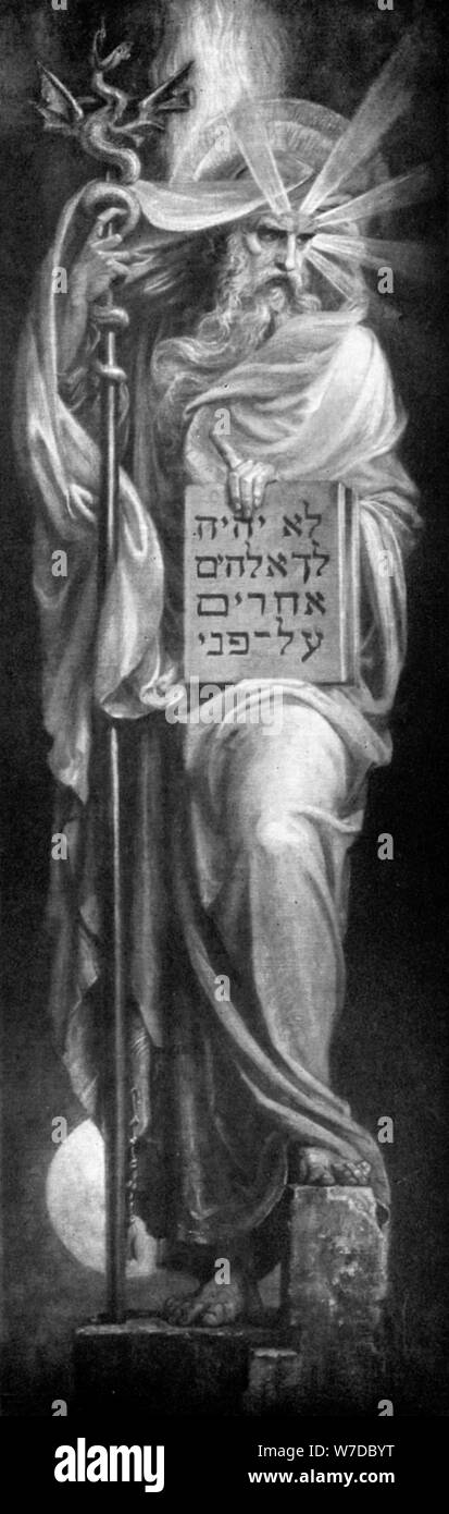 Black moses ten commandments hi-res stock photography and images - Alamy