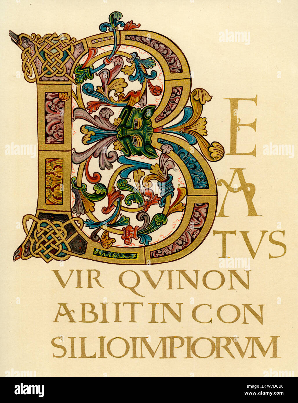 Medieval initial hi-res stock photography and images - Alamy