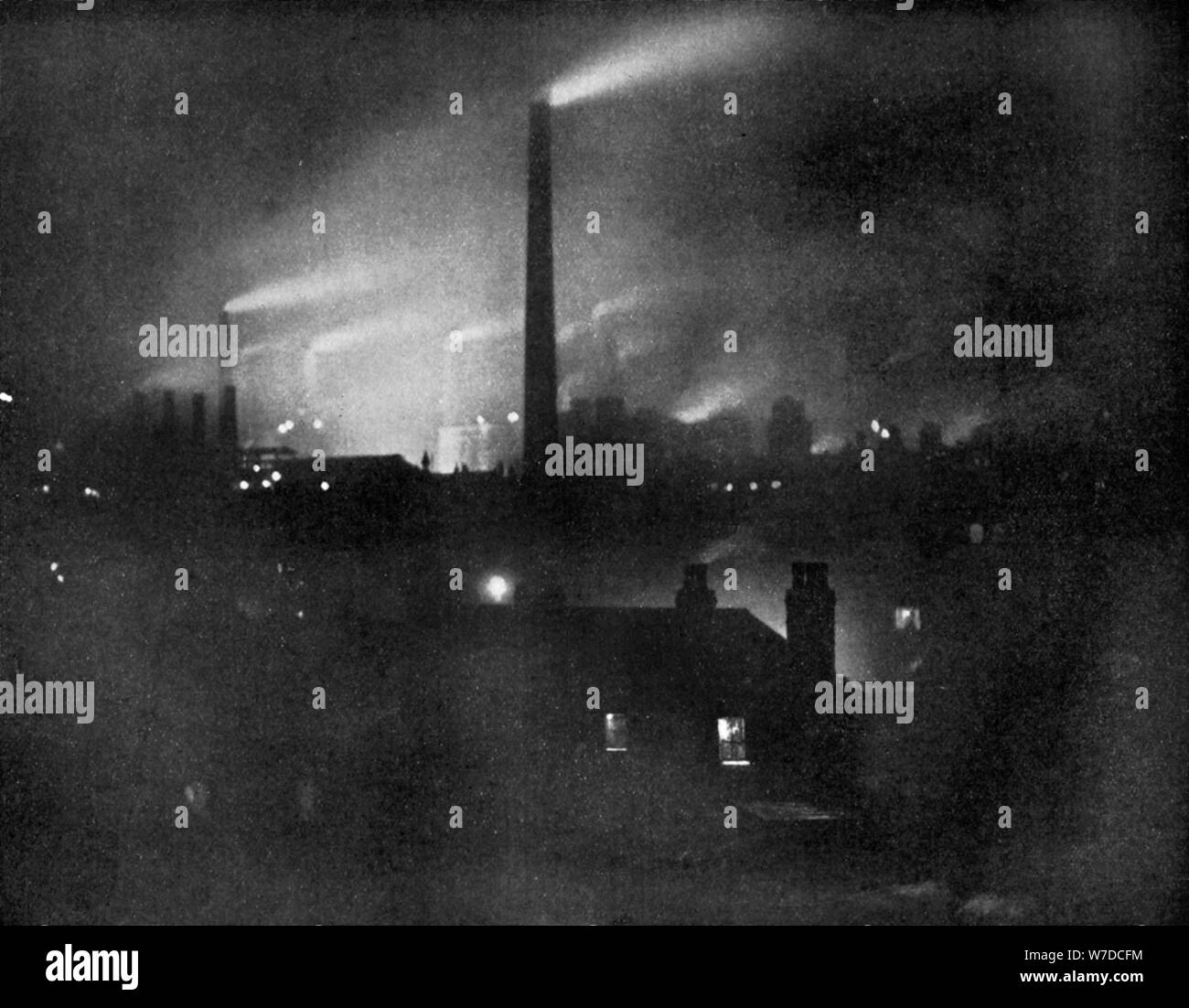 Steelworks, 1926.Artist: Edgar & Winifred Ward Stock Photo - Alamy