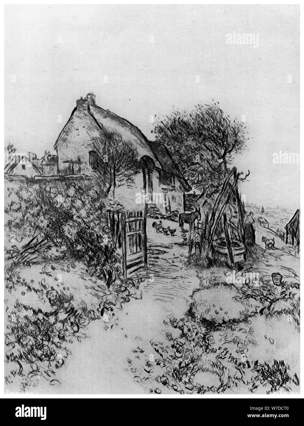 'La Chaumiere', c1870-1920 (1924). Artist: Jean Francois Raffaelli ...