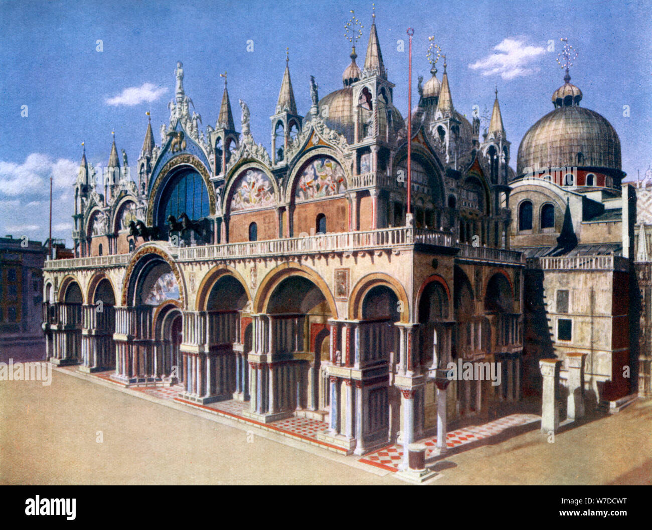 St Mark's Basilica, Venice, Italy, 1926. Artist: Unknown Stock Photo ...