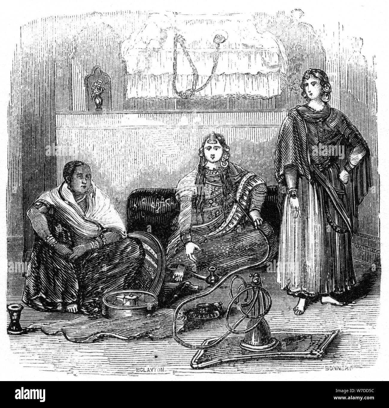 'The Zenana', 1847. Artist: Bonner Stock Photo - Alamy