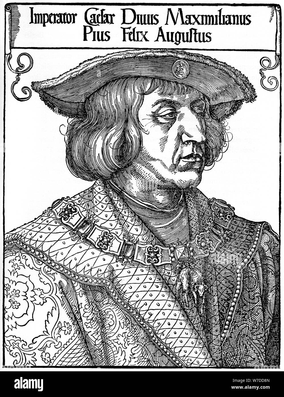 'Emperor Maximilian I', 1519, (1936). Artist: Albrecht Dürer Stock ...