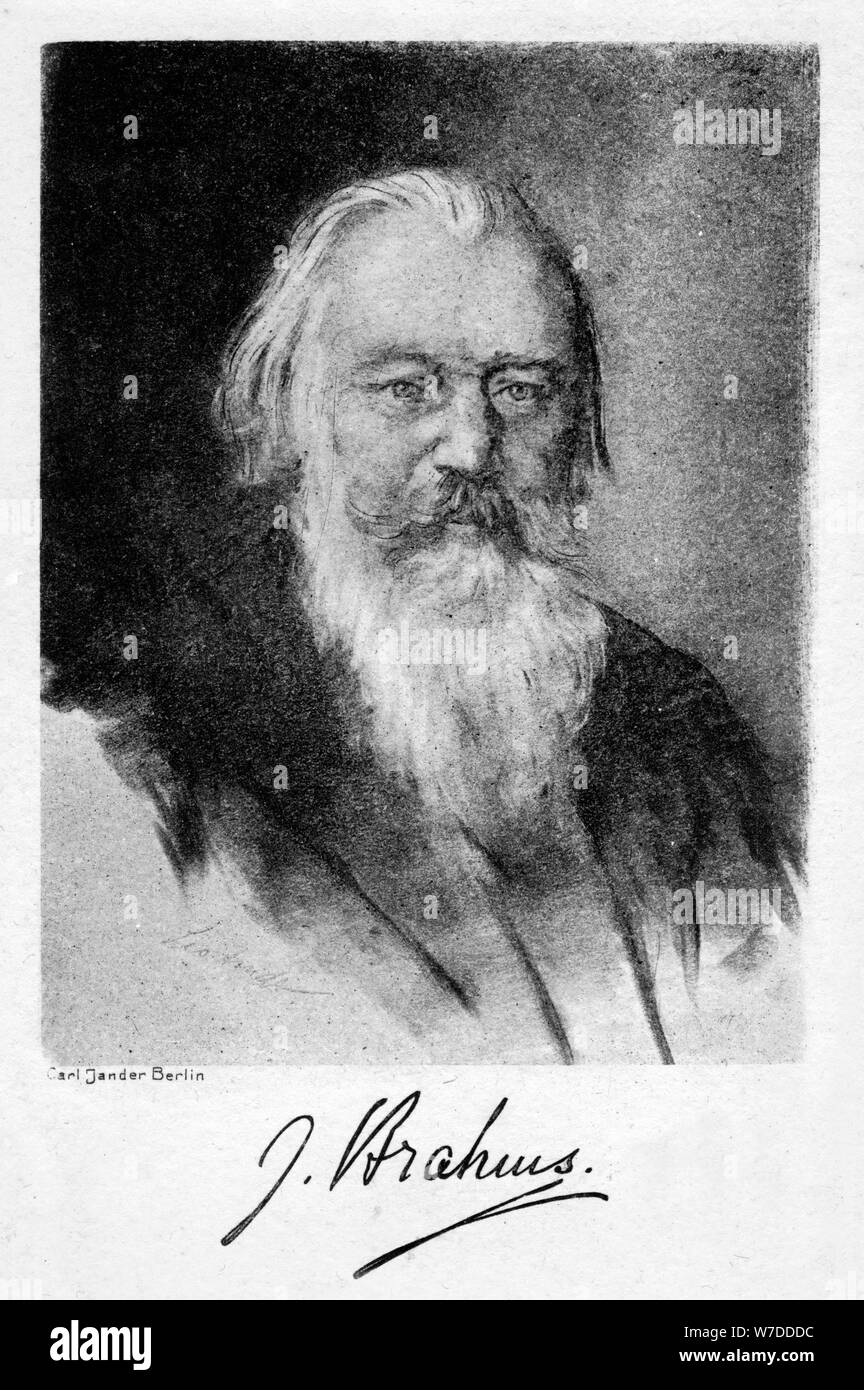 Johannes brahms signature hi-res stock photography and images - Alamy