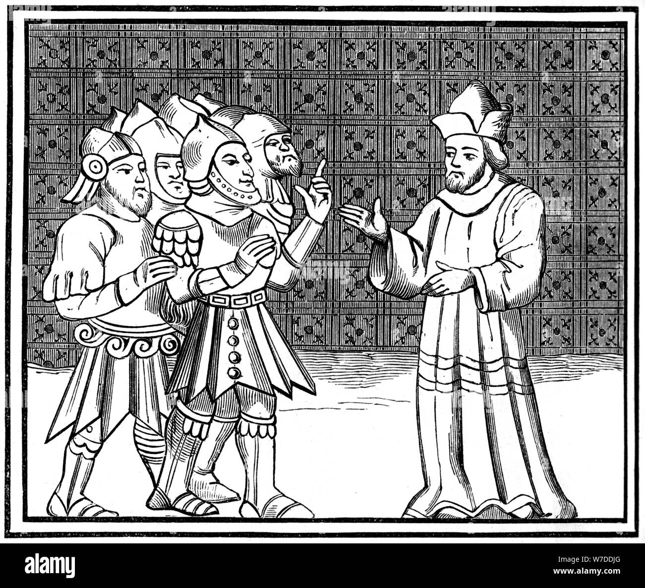 Medieval knight 14th century hi-res stock photography and images - Alamy