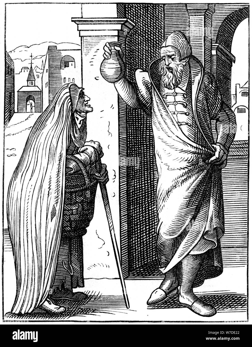 Physician, 16th century (1849).Artist: Jost Amman Stock Photo - Alamy