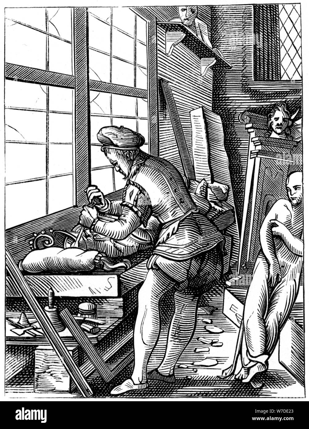 Sculptor, 16th century (1849).Artist: Jost Amman Stock Photo - Alamy