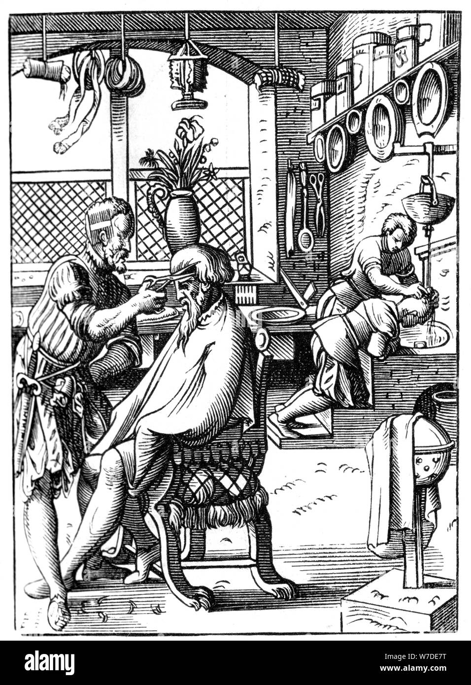 19th century barber shop hi-res stock photography and images - Alamy