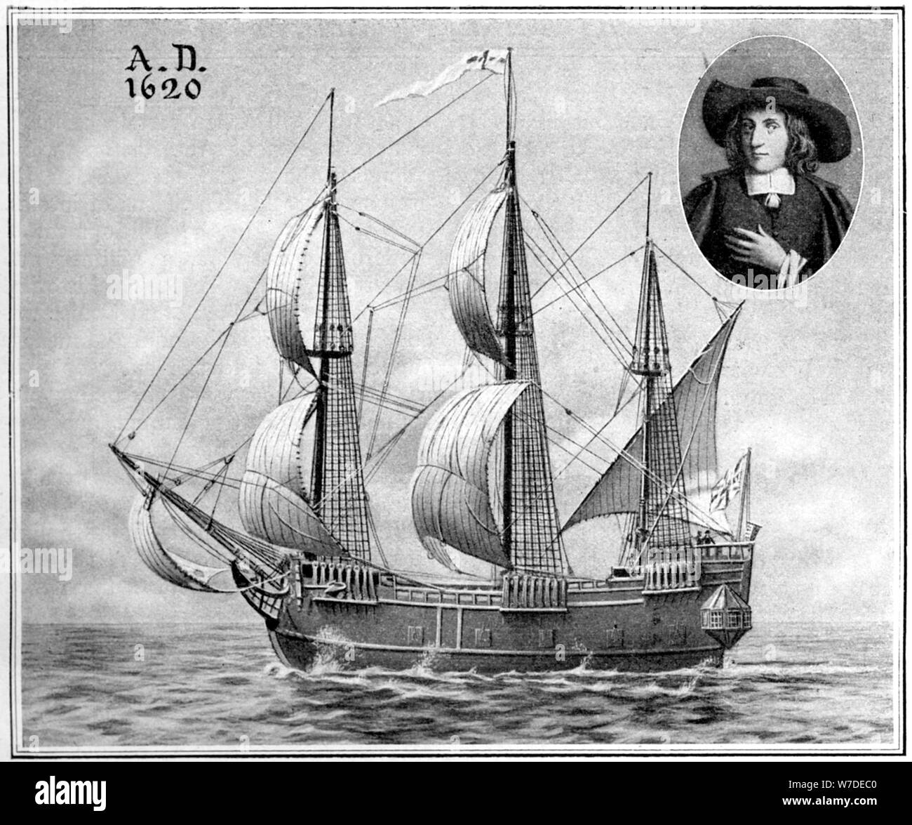 Mayflower ship hi-res stock photography and images - Alamy