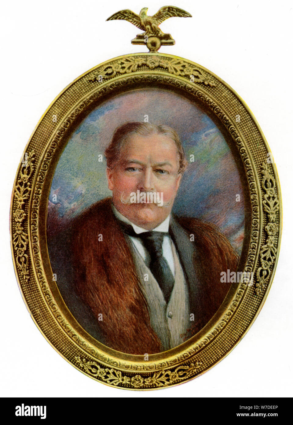 William Howard Taft, American president, 1910.Artist: Alyn Williams ...