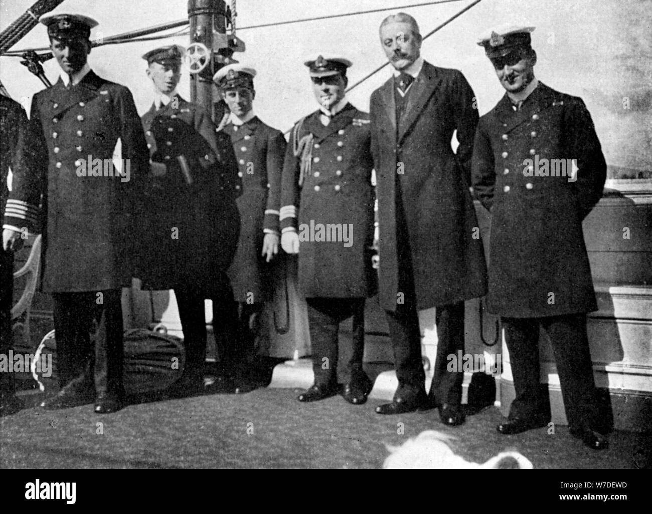 On board the royal yacht Victoria and Albert III, Christiania (Oslo ...