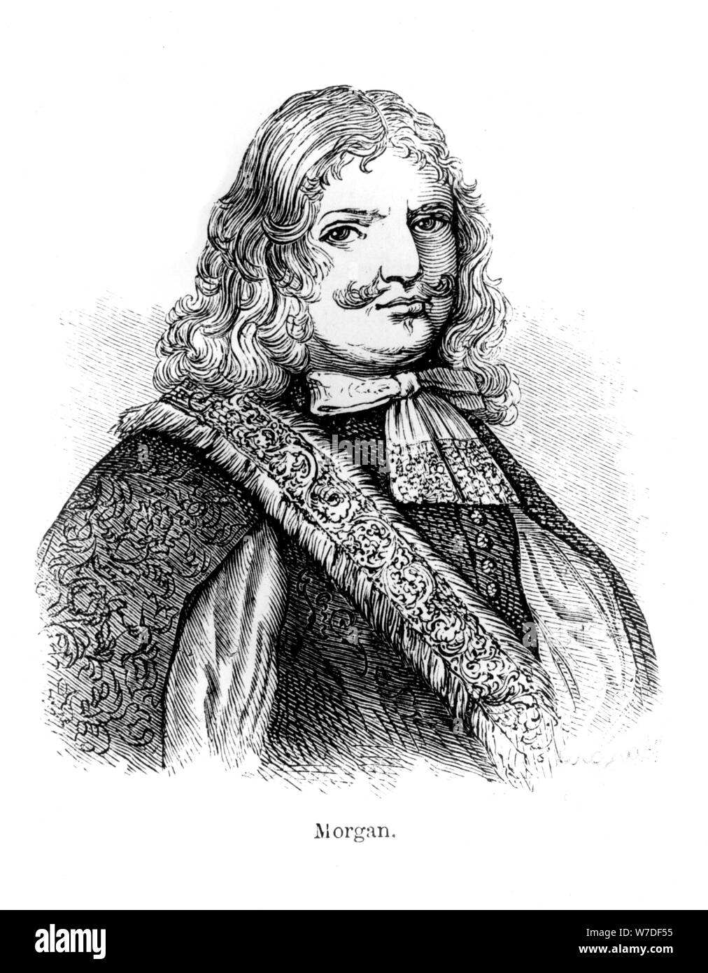 Henry Morgan, 17th century Welsh buccaneer, (1873). Artist: Unknown ...
