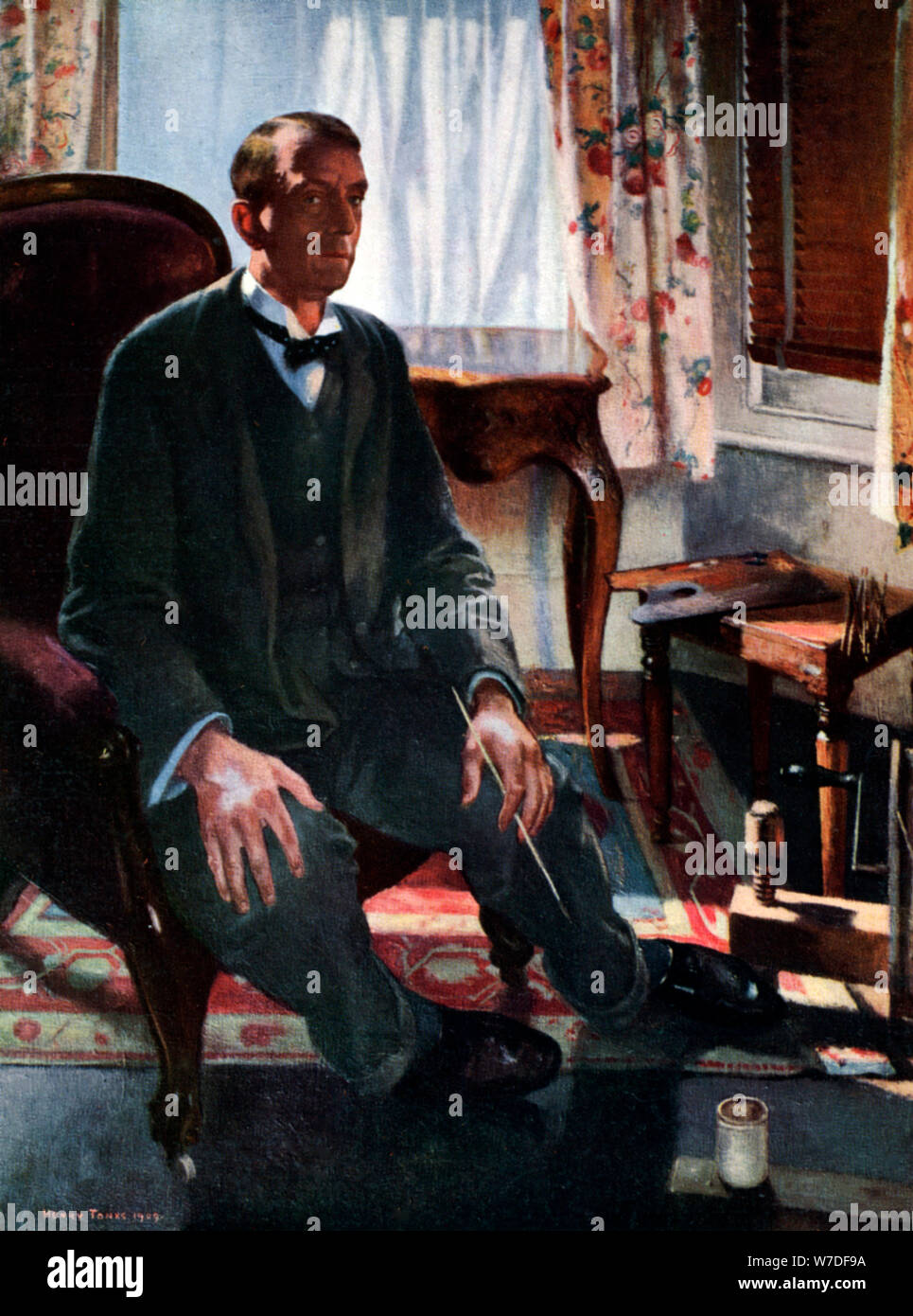 'Self Portrait', 1909, (1926). Artist: Henry Tonks Stock Photo - Alamy