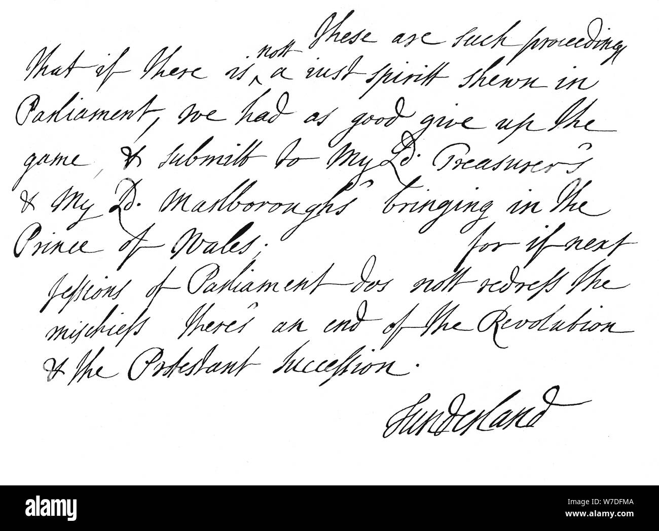 John, 3rd earl spencer hi-res stock photography and images - Alamy