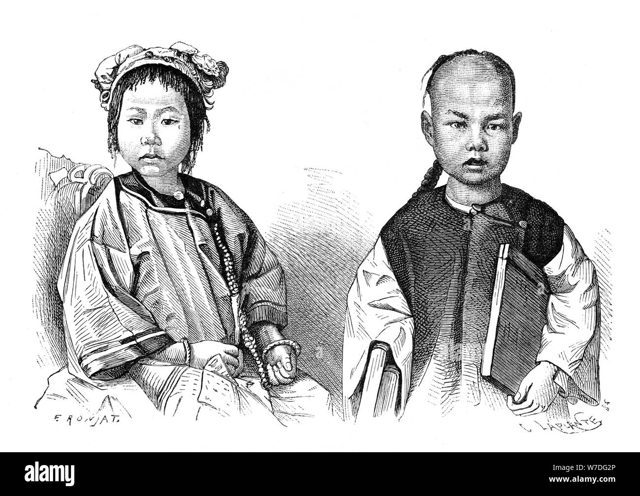 Female children Black and White Stock Photos & Images - Alamy