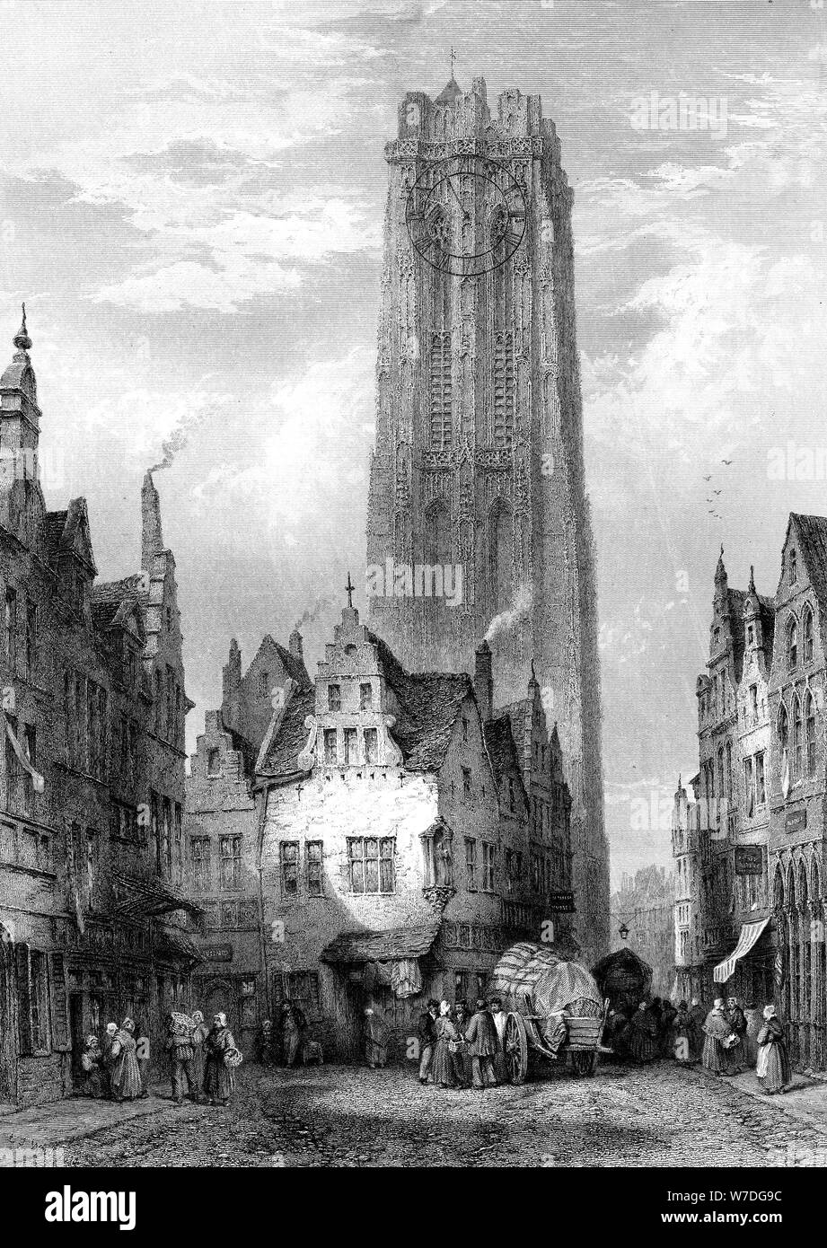 Mechlin cathedral hi-res stock photography and images - Alamy