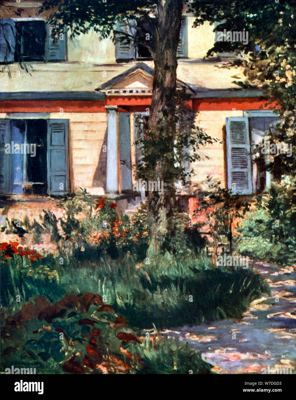 'The House at Rueil', 1882 (1926).Artist: Edouard Manet Stock Photo - Alamy