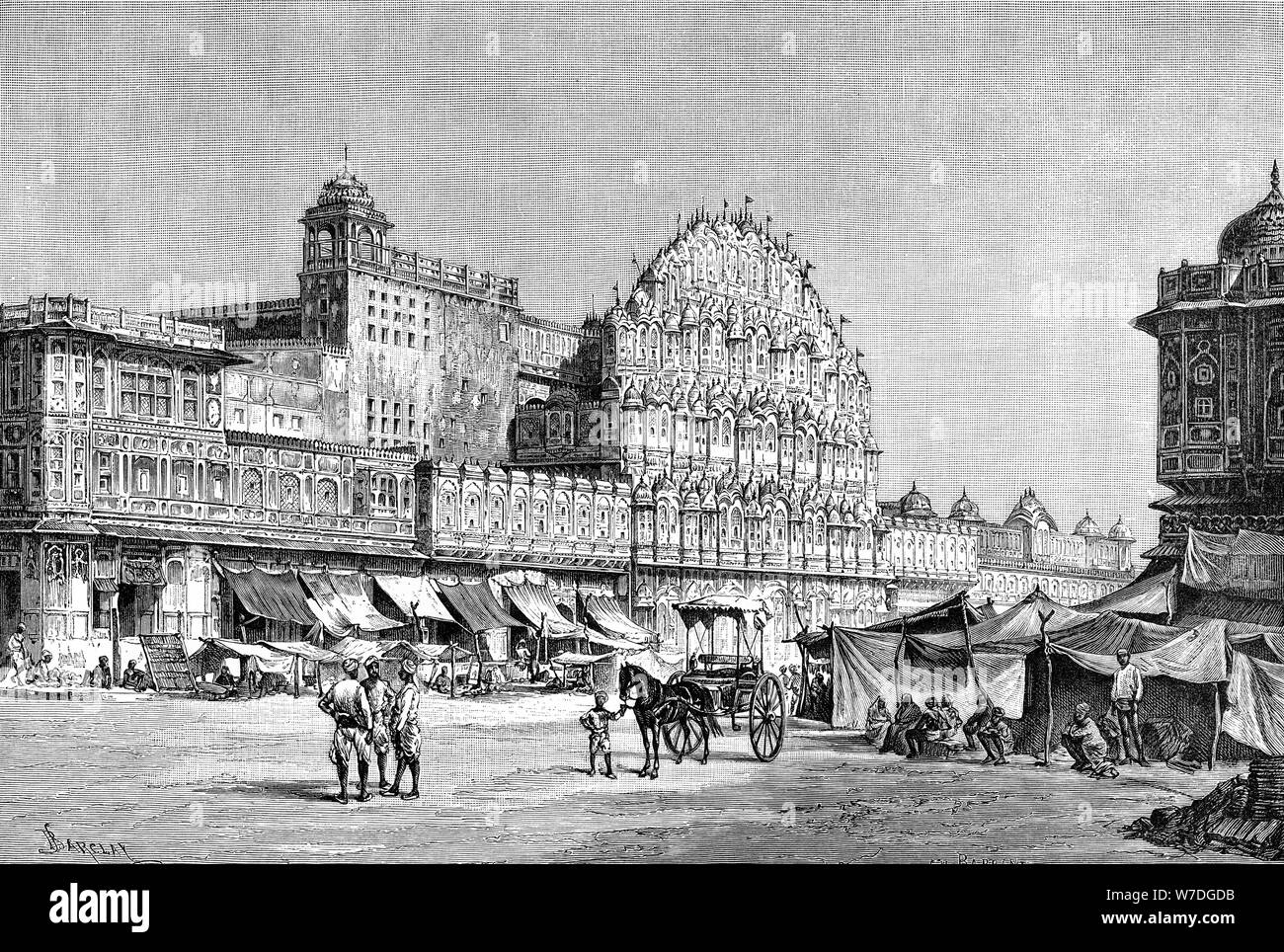 High street black horse Black and White Stock Photos & Images - Alamy